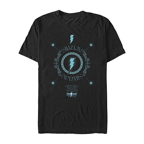 Click here for Mens Crew Neck Short Sleeve Shazam Graphic T-Shirt... prices
