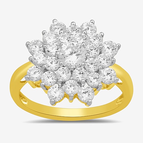 Click here for Womens 2 CT. T.W. Lab Grown White Diamond 10K Gold... prices