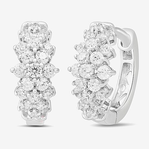 Click here for Womens 1/2 CT. T.W. Lab Grown White Diamond Sterli... prices