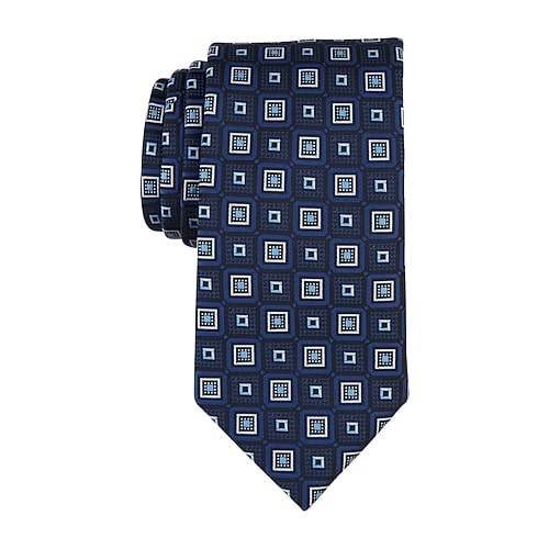 Click here for Stafford Carey Neat Chevron Tie  One Size  Blue prices