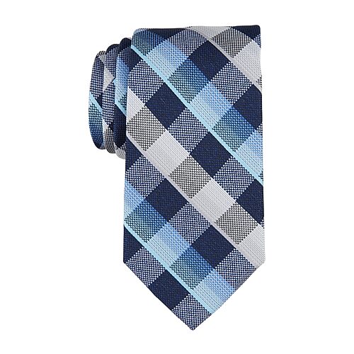 Click here for Stafford Clawson Checked Tie  One Size  Blue prices
