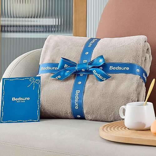 Click here for Bedsure Flannel Solid Midweight Blanket  One Size... prices