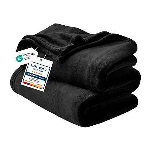 Click here for Bedsure Flannel Solid Midweight Blanket  One Size... prices