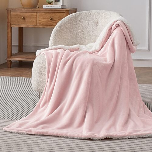 Click here for Bedsure Sherpa Solid Midweight Blanket  One Size... prices