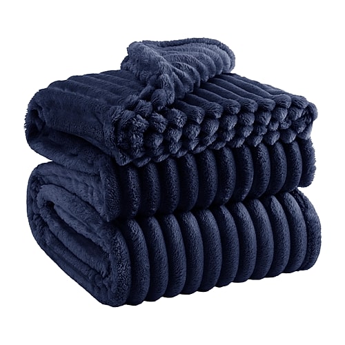 Click here for Bedsure Chunky Corduroy Midweight Blanket  One Siz... prices