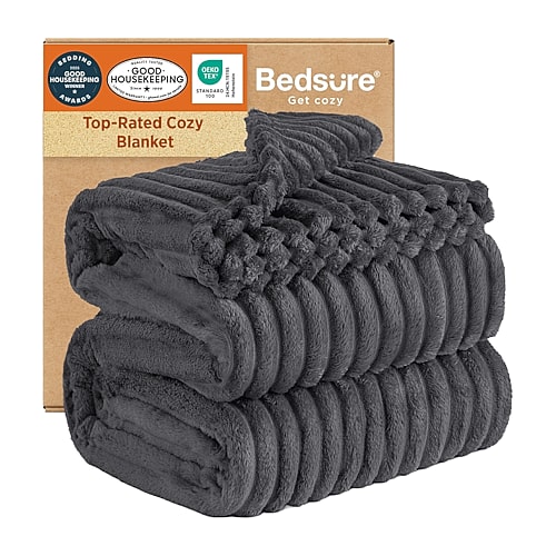 Click here for Bedsure Chunky Corduroy Midweight Blanket  One Siz... prices