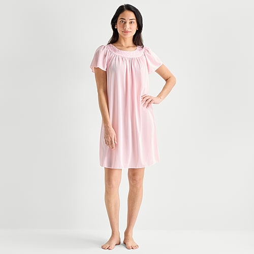 Click here for Adonna Womens Short Sleeve Round Neck Nightgown  P... prices