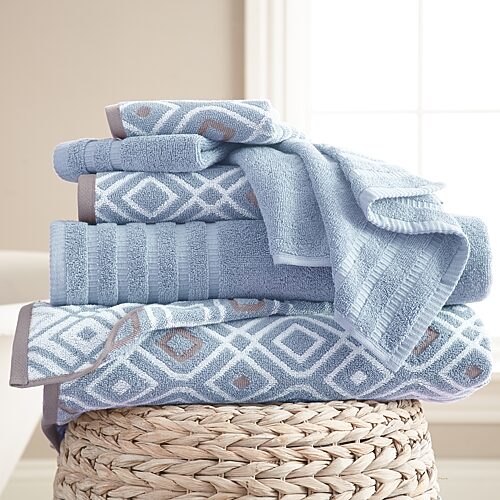 Click here for Modern Threads Oxford Yarn Dyed 6-Pc. Towel Set -... prices