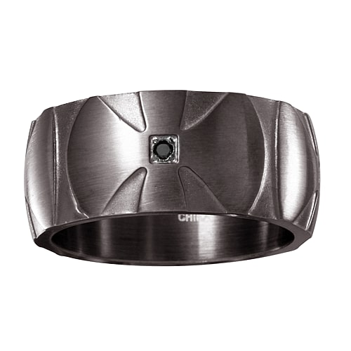 Click here for Mens 10MM Diamond Accent Natural Black Diamond Sta... prices