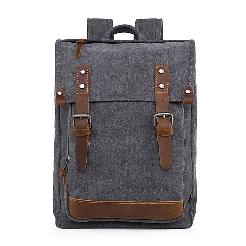 Click here for Tsd Brand Discovery Canvas Backpack - Gray prices