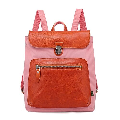 Click here for Tsd Brand Valley Trail Coated Canvas Backpack - Pi... prices