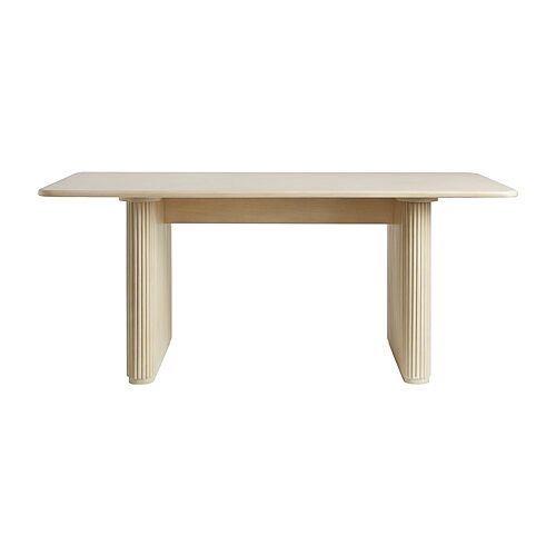 Click here for Walker Edison Rectangular Wood-Top Dining Table  O... prices
