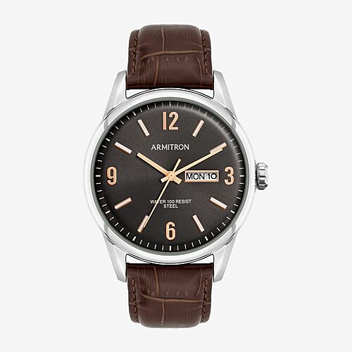 Click here for Armitron Mens Brown Leather Strap Watch 20 5048bks... prices
