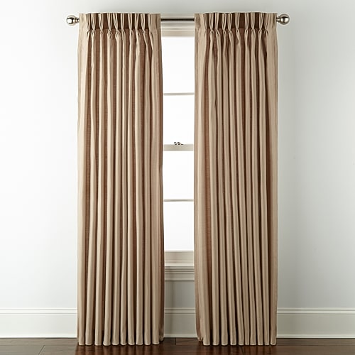 Click here for Liz Claiborne Supreme 10-Pleat Pinch Pleat Back Ta... prices