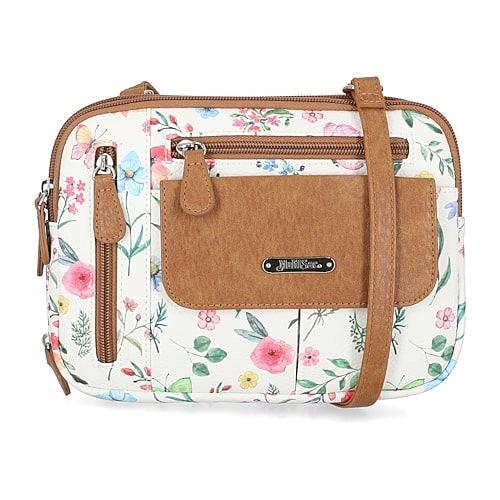 Click here for Multi Sac Zippy Crossbody Bag  One Size  White prices