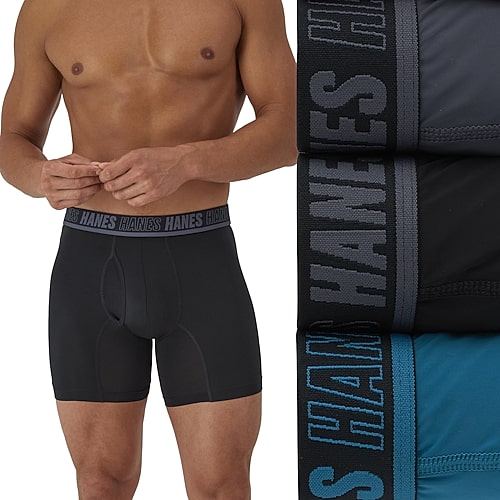 Click here for Mens Hanes(R) Ultimate 3pk. Moves X-TEMP(R) Perfor... prices