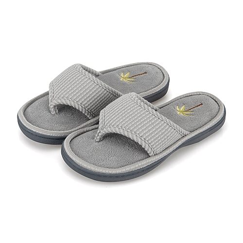 Click here for Isotoner Womens Slip-On Slippers  Small  Gray prices
