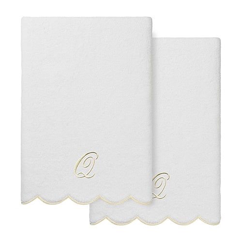 Click here for Linum Home Textiles Adornia Beige Scallop Personal... prices