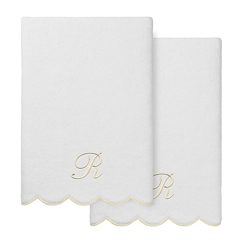 Click here for Linum Home Textiles Adornia Beige Scallop Personal... prices