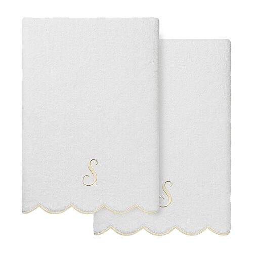 Click here for Linum Home Textiles Adornia Beige Scallop Personal... prices
