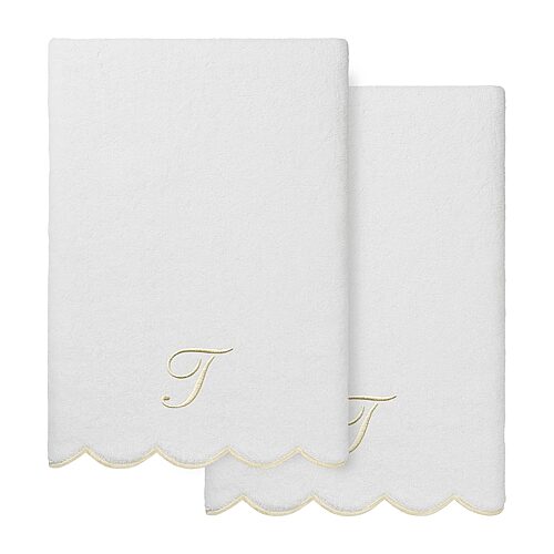 Click here for Linum Home Textiles Adornia Beige Scallop Personal... prices