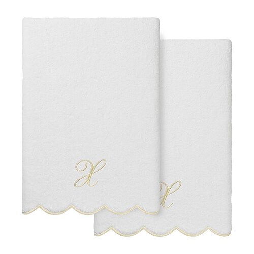 Click here for Linum Home Textiles Adornia Beige Scallop Personal... prices