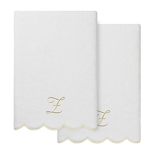 Click here for Linum Home Textiles Adornia Beige Scallop Personal... prices