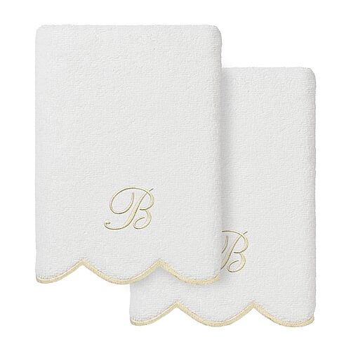 Click here for Linum Home Textiles Adornia Beige Scallop Personal... prices