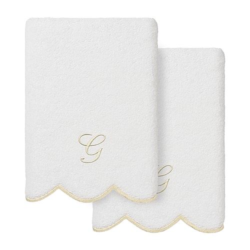 Click here for Linum Home Textiles Adornia Beige Scallop Personal... prices