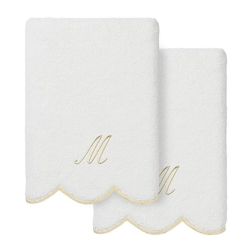 Click here for Linum Home Textiles Adornia Beige Scallop Personal... prices