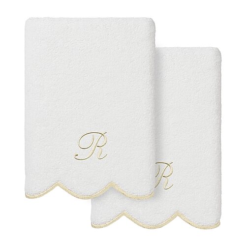 Click here for Linum Home Textiles Adornia Beige Scallop Personal... prices