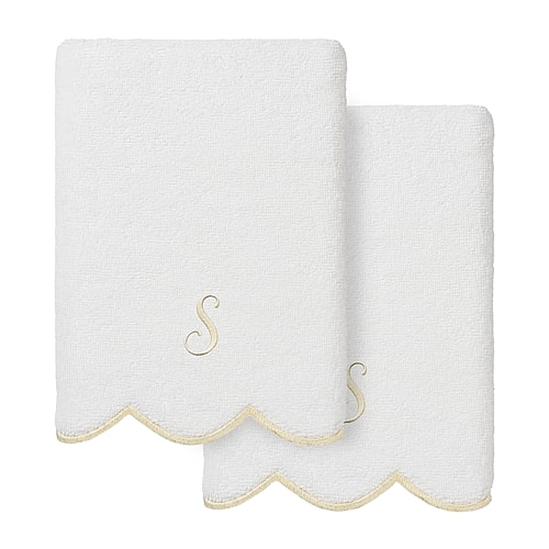 Click here for Linum Home Textiles Adornia Beige Scallop Personal... prices