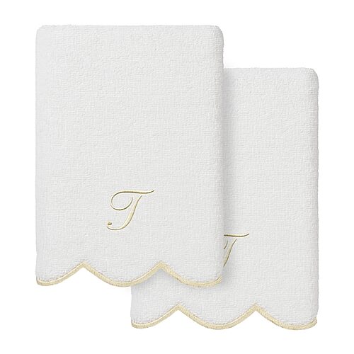 Click here for Linum Home Textiles Adornia Beige Scallop Personal... prices