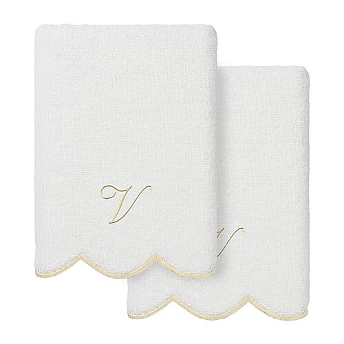 Click here for Linum Home Textiles Adornia Beige Scallop Personal... prices