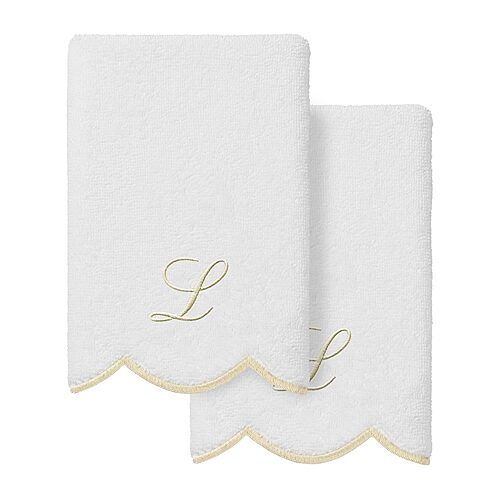 Click here for Linum Home Textiles Adornia Beige Scallop Personal... prices