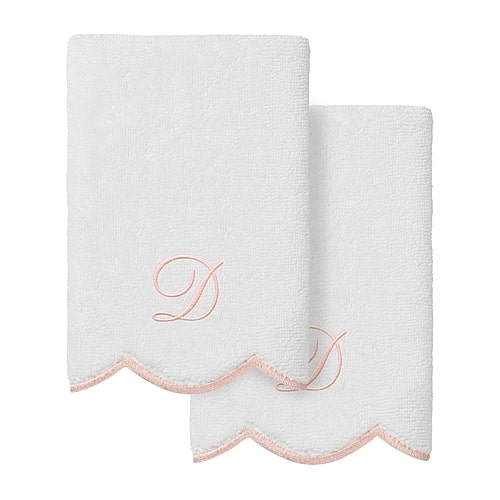 Click here for Linum Home Textiles Adornia Pink Scallop Personali... prices