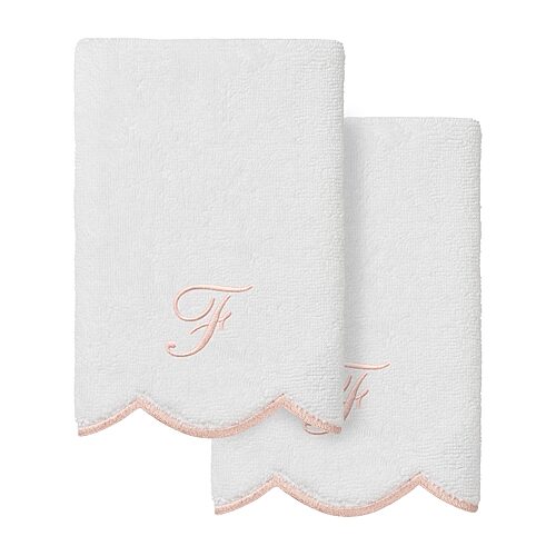 Click here for Linum Home Textiles Adornia Pink Scallop Personali... prices