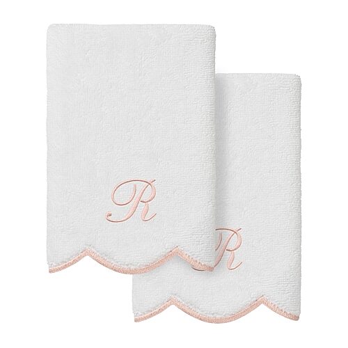 Click here for Linum Home Textiles Adornia Pink Scallop Personali... prices