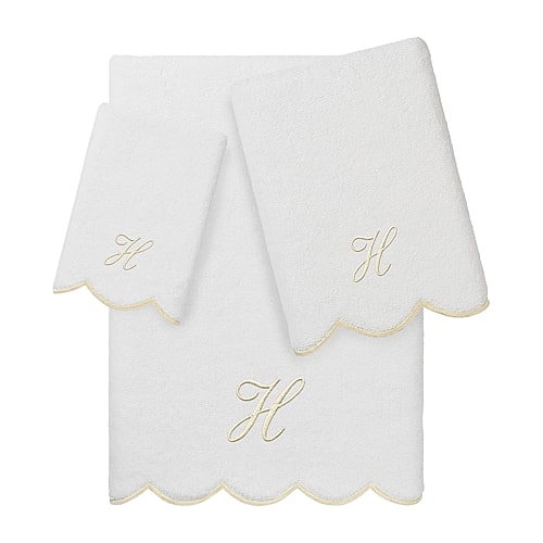 Click here for Linum Home Textiles Adornia Beige Scallop Personal... prices