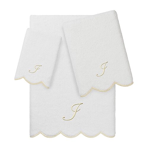 Click here for Linum Home Textiles Adornia Beige Scallop Personal... prices