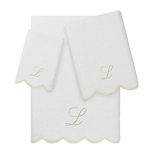 Click here for Linum Home Textiles Adornia Beige Scallop Personal... prices