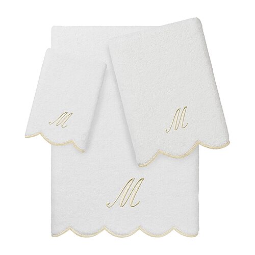 Click here for Linum Home Textiles Adornia Beige Scallop Personal... prices