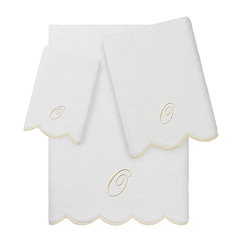 Click here for Linum Home Textiles Adornia Beige Scallop Personal... prices
