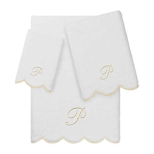 Click here for Linum Home Textiles Adornia Beige Scallop Personal... prices