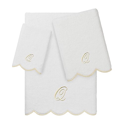 Click here for Linum Home Textiles Adornia Beige Scallop Personal... prices