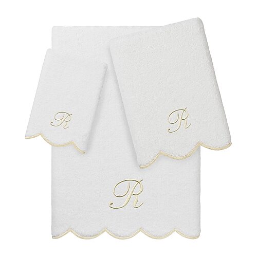 Click here for Linum Home Textiles Adornia Beige Scallop Personal... prices