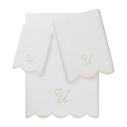 Click here for Linum Home Textiles Adornia Beige Scallop Personal... prices
