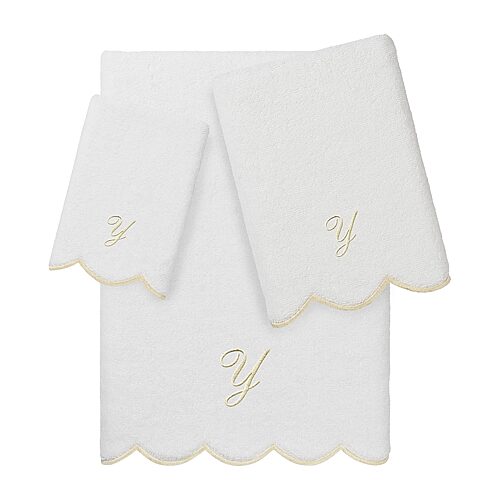 Click here for Linum Home Textiles Adornia Beige Scallop Personal... prices
