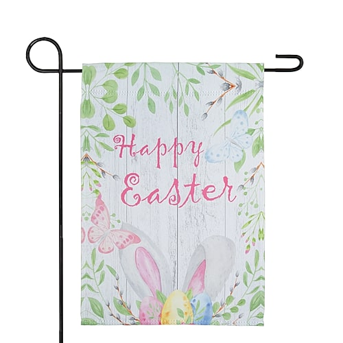 Click here for Northlight 13 Happy Bunny Ears Garden Flag  One Si... prices