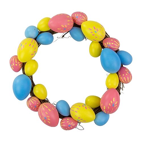 Click here for Northlight 10 Easter Egg Wreath  One Size  Pink prices